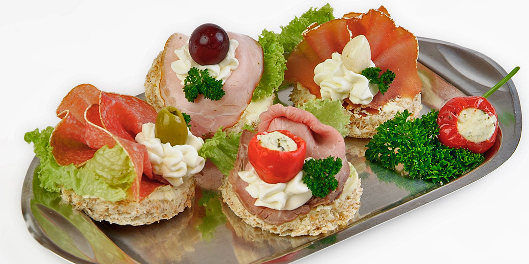 Canapés - Fleischerei und Partyservice Schumburg